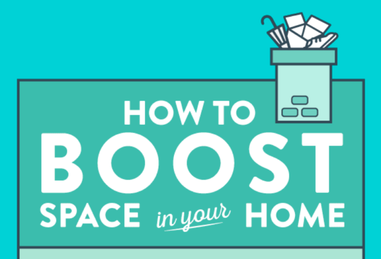 How to Boost Space in Your Home [Infographic] - Bingham Self Storage